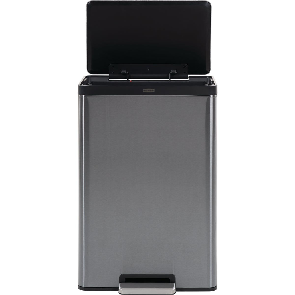 Rubbermaid 12 Gal. Charcoal Metal Step-On Wastebasket | Do it Best