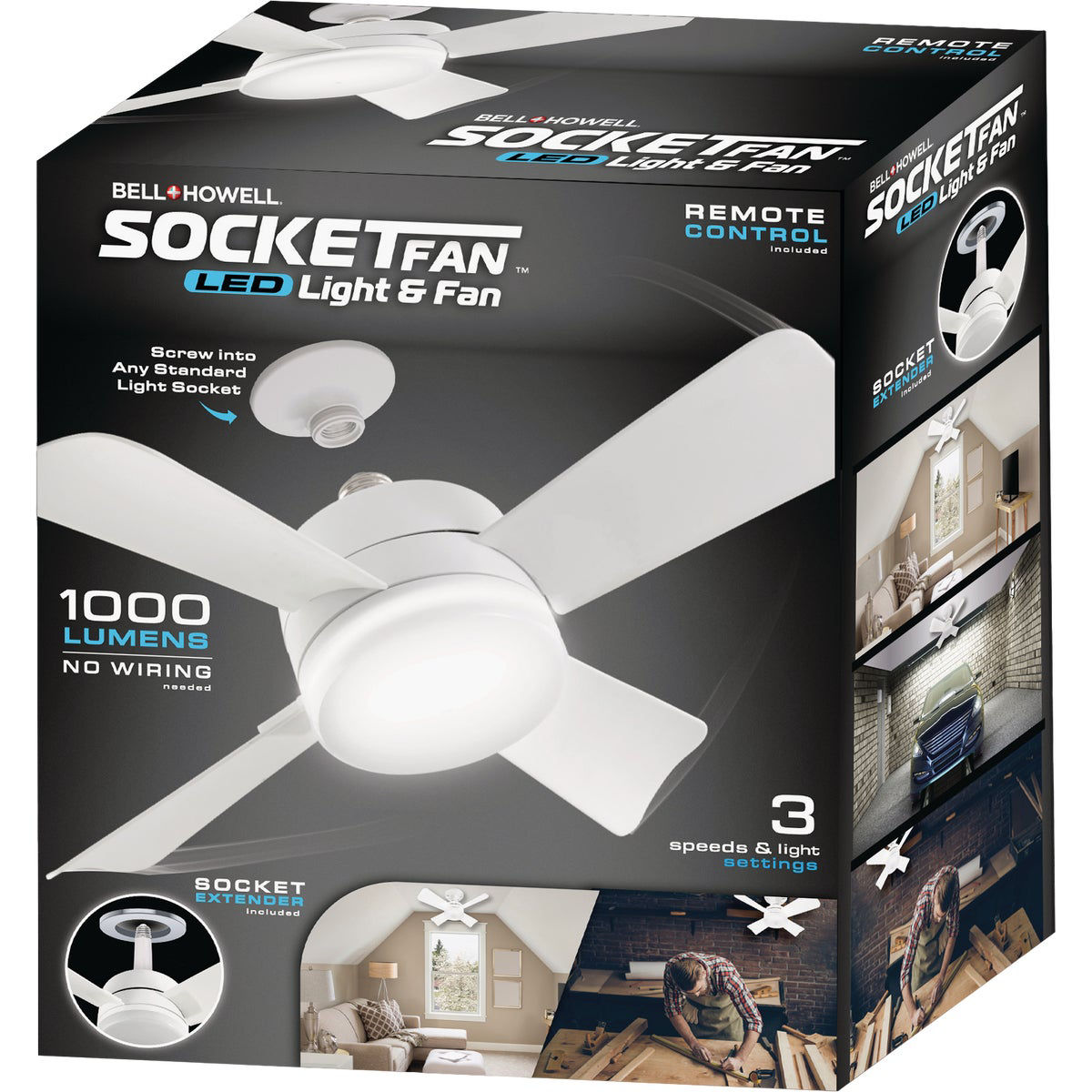 Bell+Howell SocketFan LED Light & Fan | Do it Best