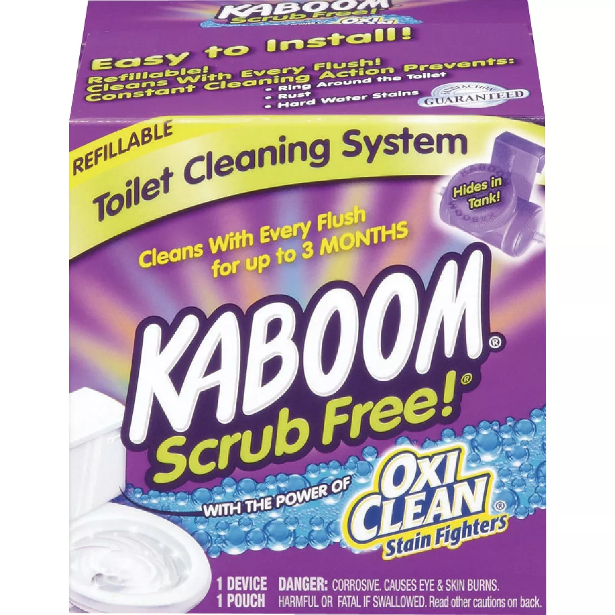 KABOOM Scrub Free Refillable Automatic Toilet Cleaner System | Do it Best