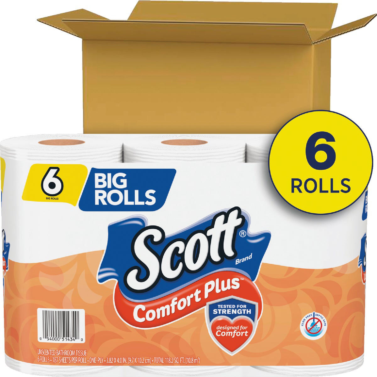 Scott Comfort Plus Toilet Paper (6 Big Rolls) | Do it Best