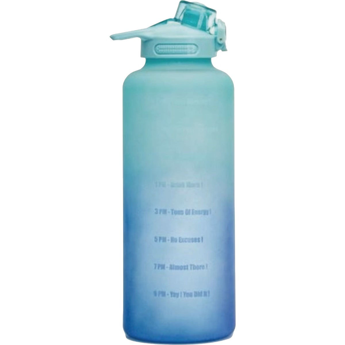Epoca Primula 64 Oz. Blue Ombre Plastic Water Tracking Bottle | Do it Best