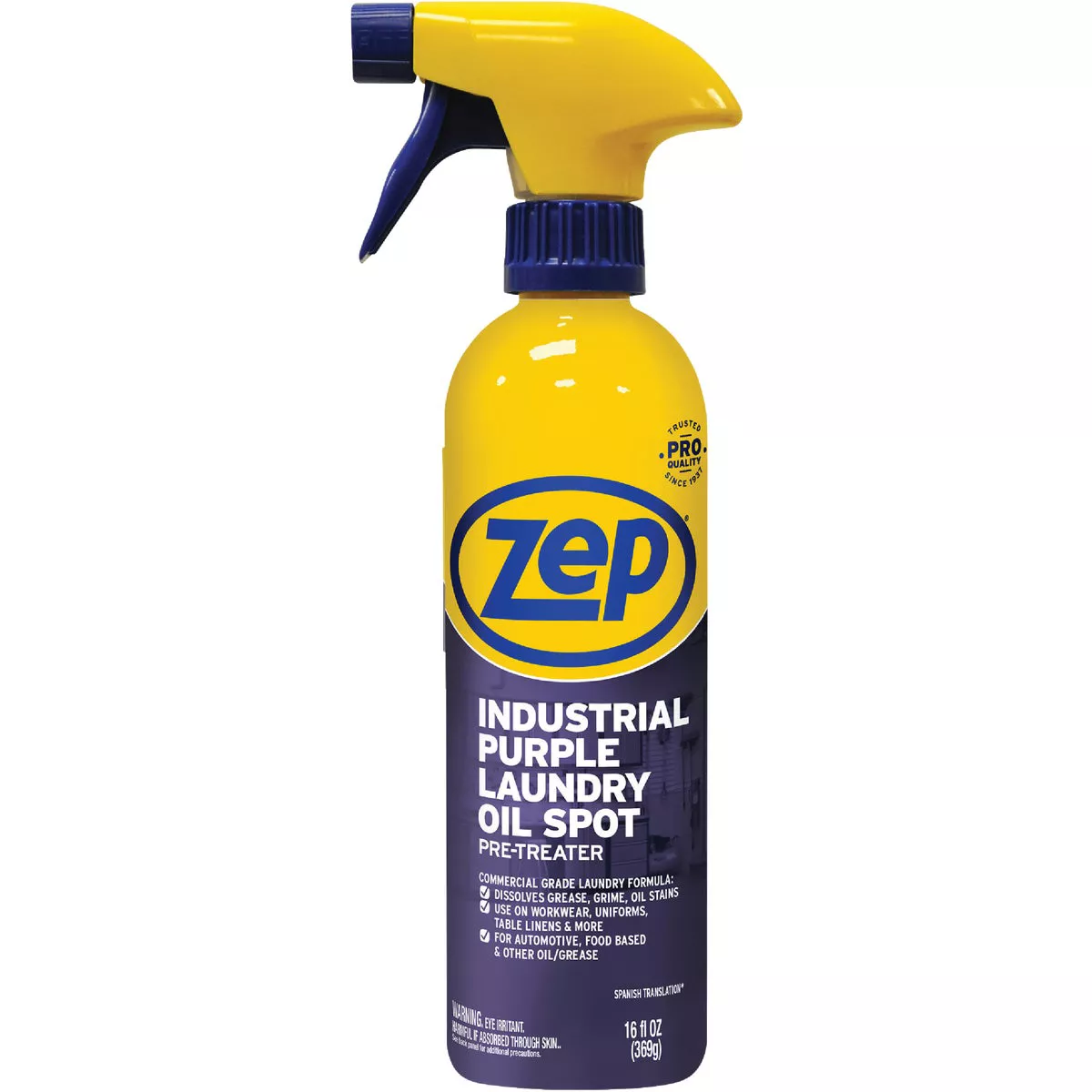 Zep 16 Oz. Industrial Purple Laundry Oil Stain Pre Treat Stain Remover Do it Best