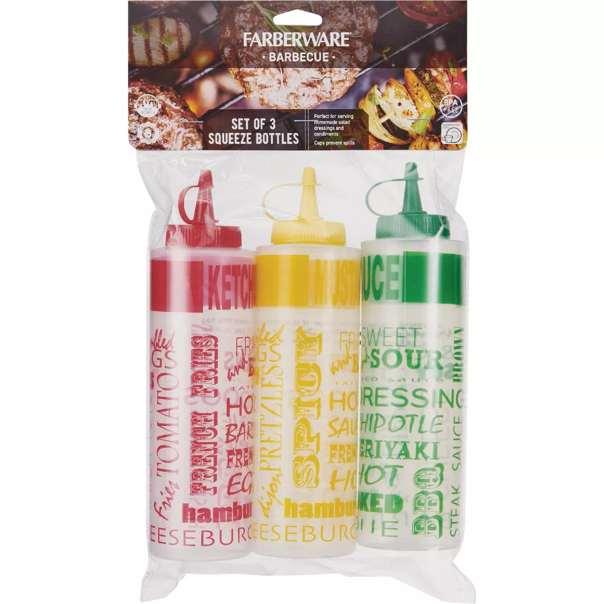 Farberware Barbeque/Condiment Squeeze Bottles (3-Count) | Do it Best