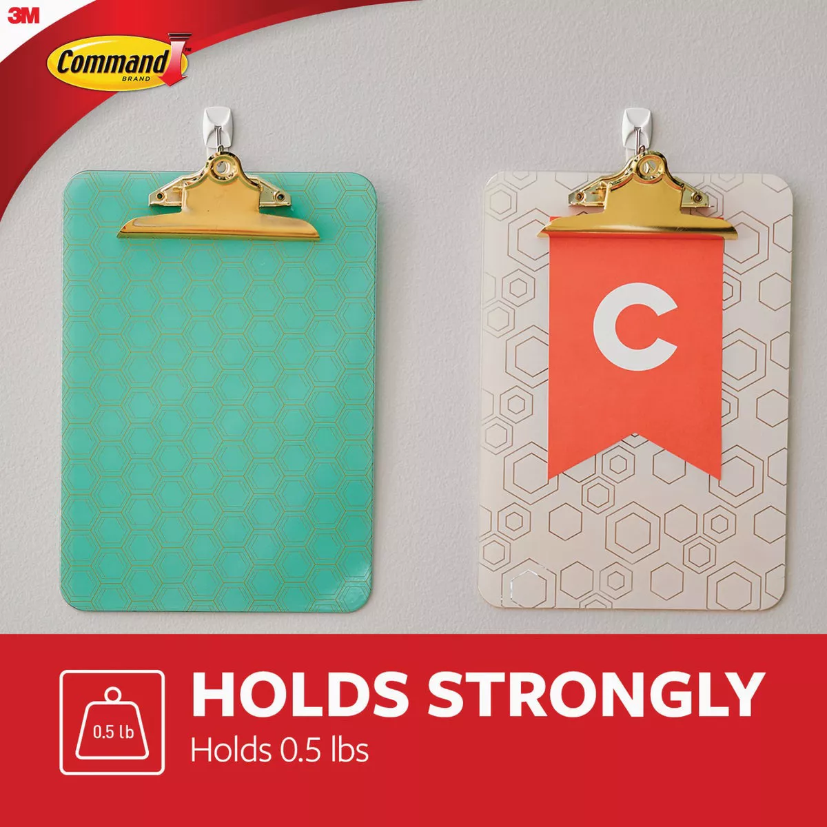 Command Small White Wire Hooks, 3 Hooks, 4 Strips | Do it Best