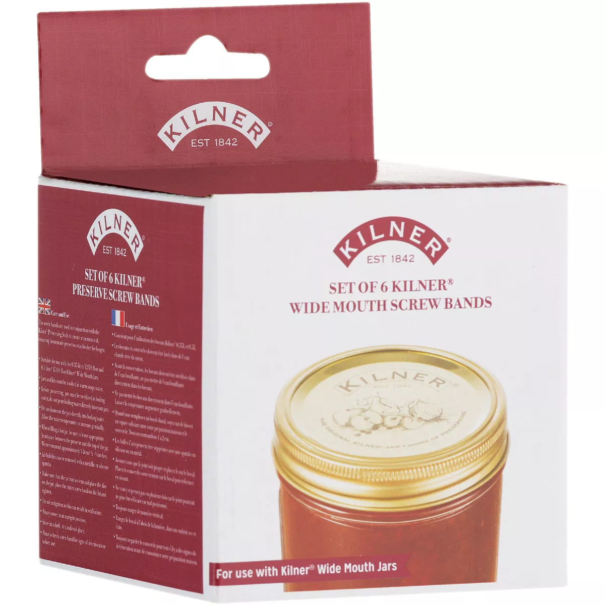 Kilner Wide Mouth Preserve Jar Screw Band (6-Count) | True Value Hardware