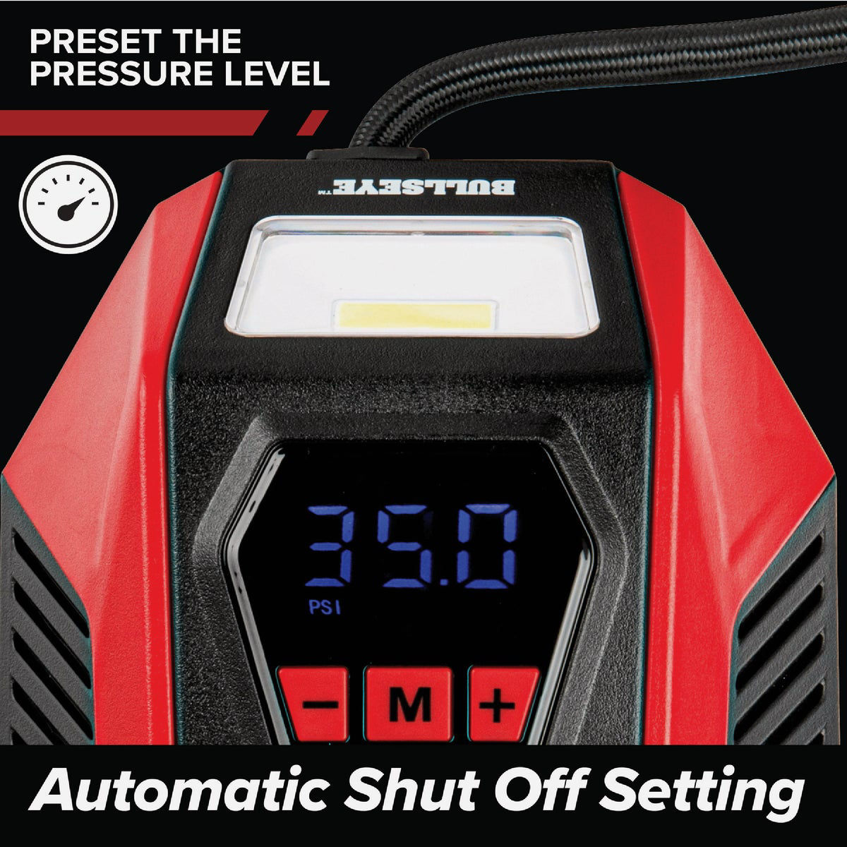 Bullseye 12V DC Handheld Tire Inflator | Do it Best