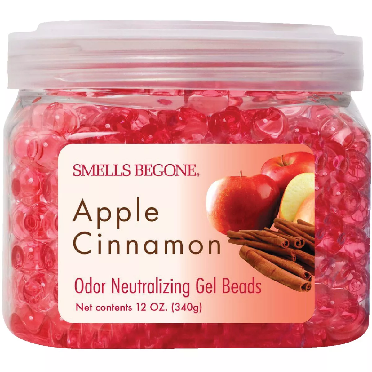 Smells Begone 12 Oz. Gel Beads Apple Cinnamon Odor Neutralizer | True ...