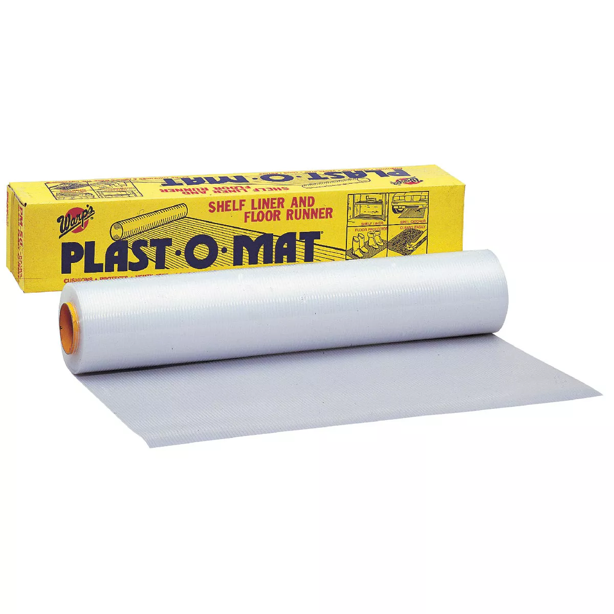 Plast-O-Mat 30 In. W x 50 Ft. L Clear Ribbed Floor Runner/Carpet ...