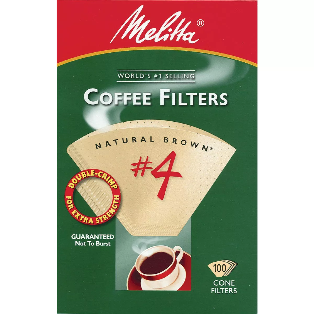 Melitta #4 Cone 8-12 Cup Brown Coffee Filter (100-Pack) | True Value ...