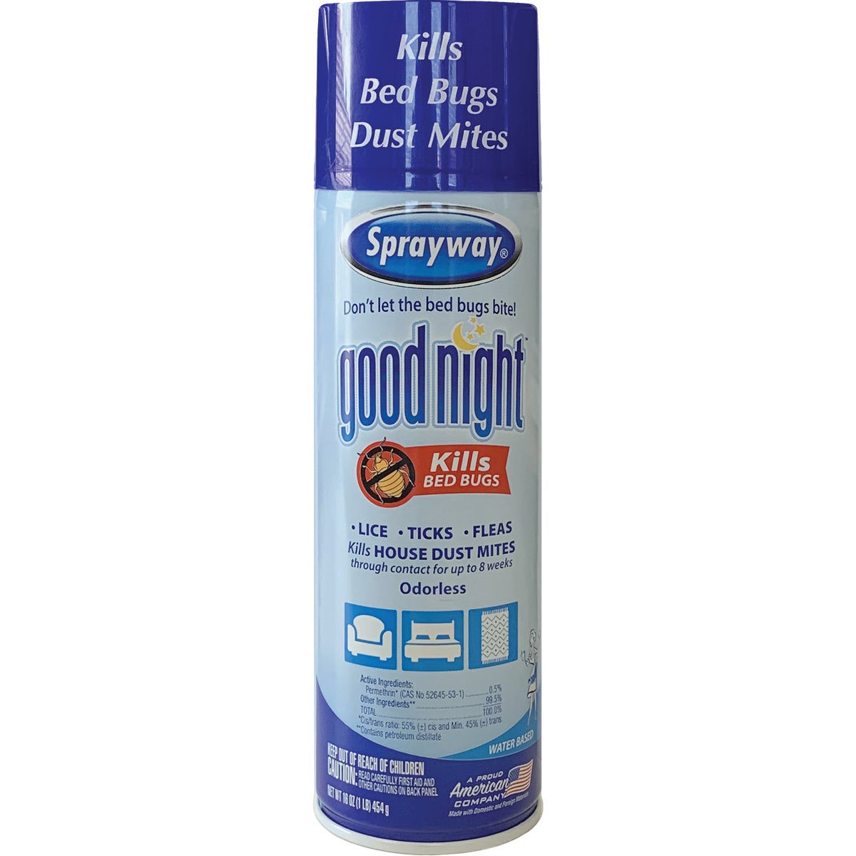 Sprayway Good Night 16 Oz. Aerosol Spray Bedbug Killer | Do it Best