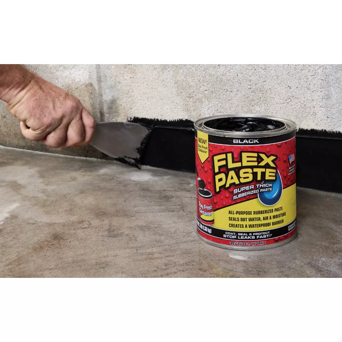 Flex Paste MAX 12 Lb. Black Sealer | Do it Best