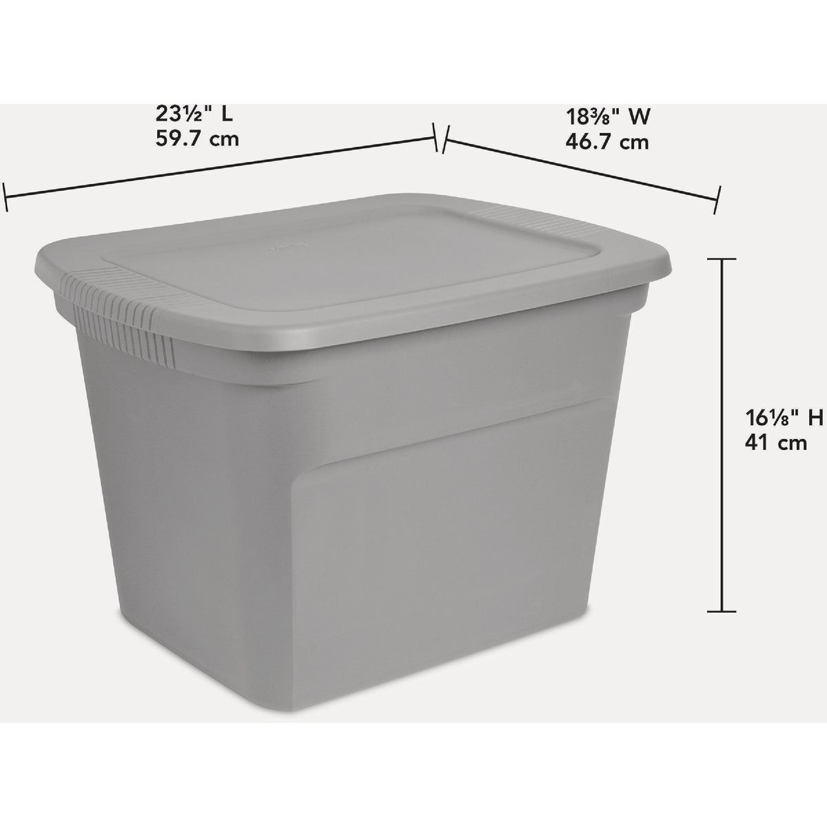 Sterilite 18 Gal./68L Cement Tote | Do it Best