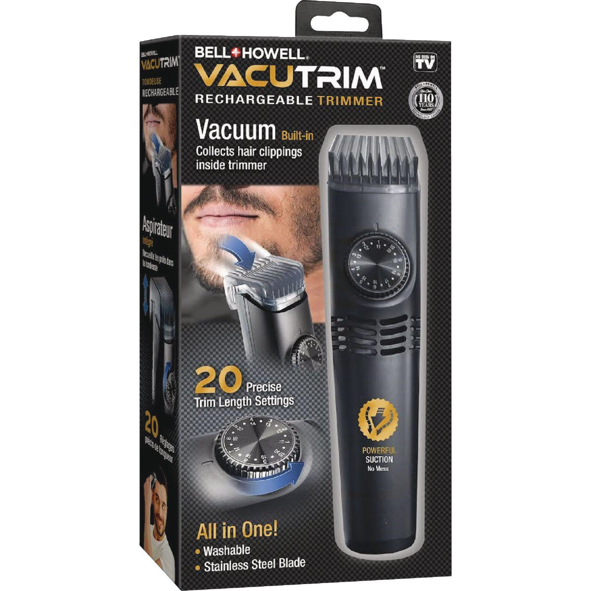 Bell+Howell VacuTrim Rechargeable Trimmer | Do it Best