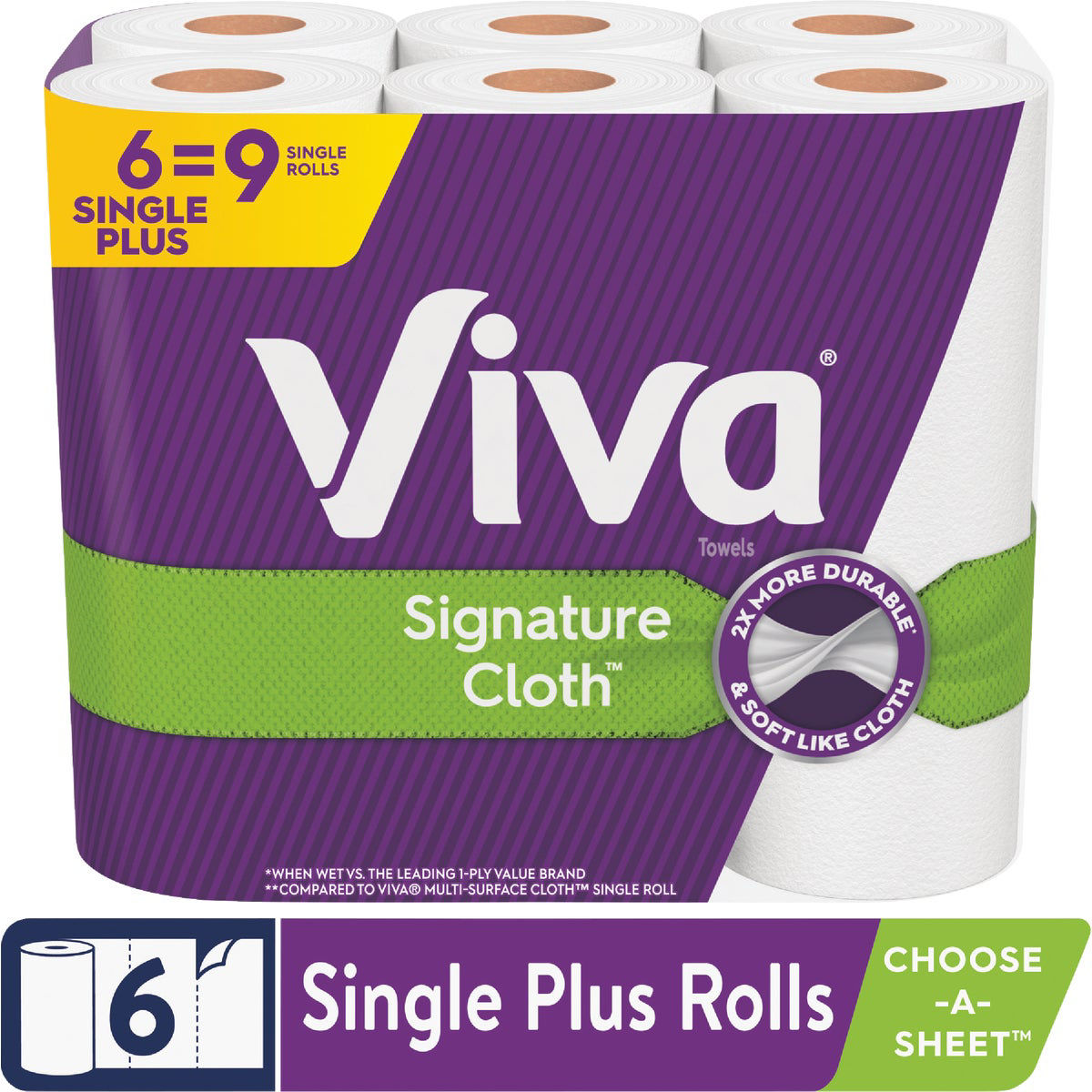 Viva Signature Cloth Single Plus Paper Towels (6 Roll) | Do it Best