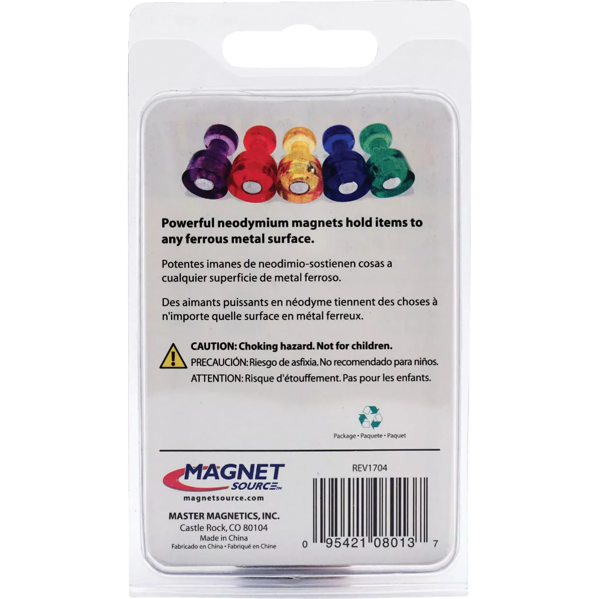 MagnetSource Neodymium Magnetic Push Pins (10-Pack) | Do it Best