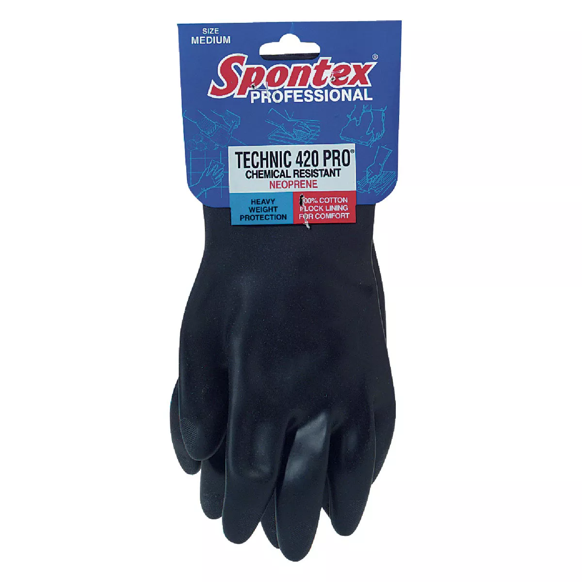 Spontex Technic 420 Pro Medium Neoprene Rubber Glove | Do it Best