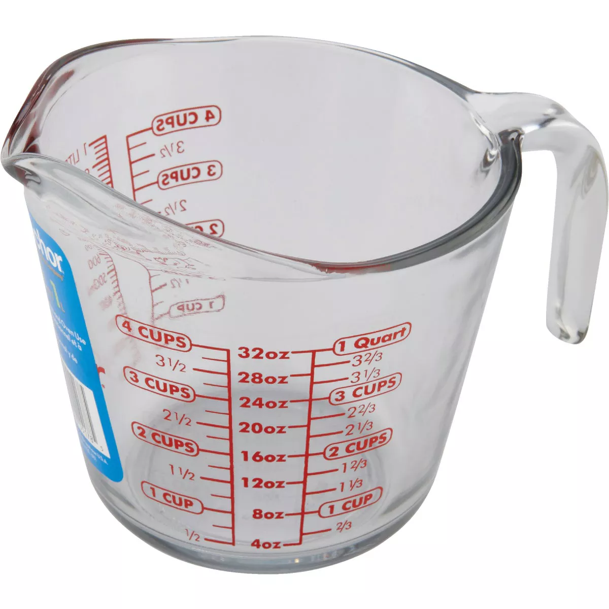 Anchor Hocking 4 Cup Clear Glass Measuring Cup | True Value Hardware