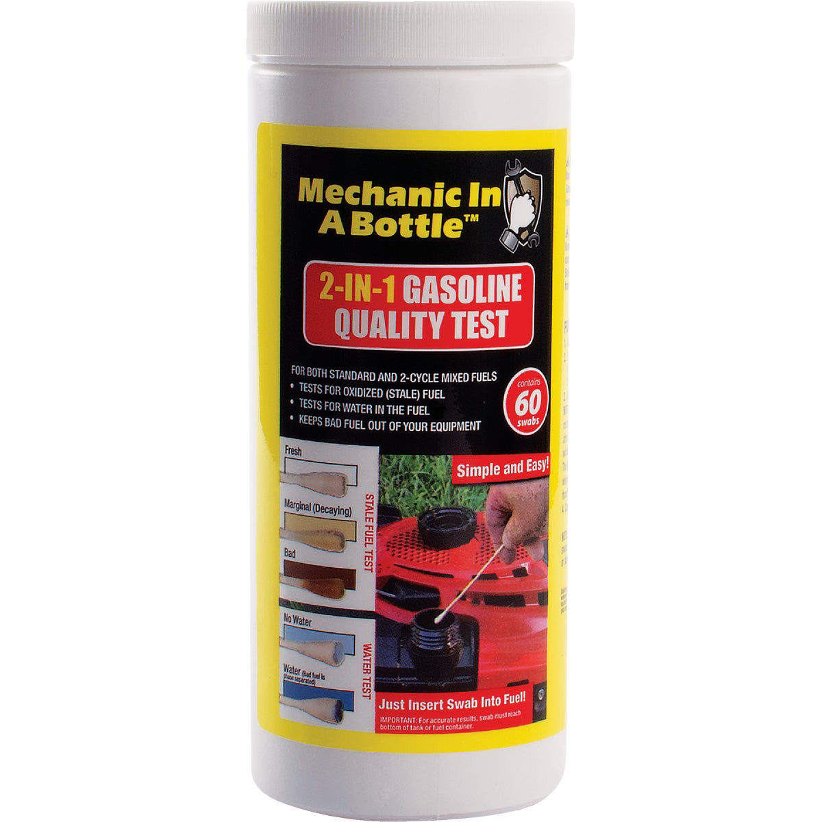 Mechanic In A Bottle 2-N-1 Fuel Quality Test Swab (60-Count) | Do it Best