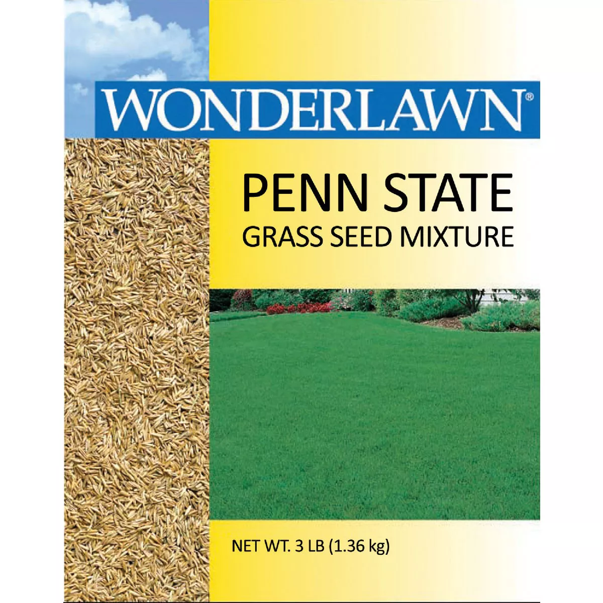 Wonderlawn 3 Lb. 500 Sq. Ft. Coverage Full Sun & Partial Shade Grass ...