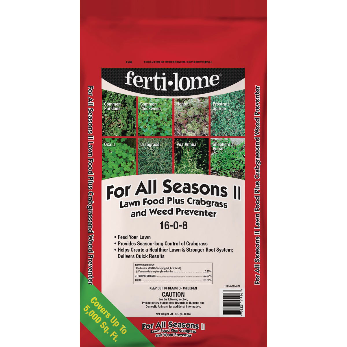 Ferti-lome For All Seasons II 20 Lb. 5000 Sq. Ft. 16-0-8 Lawn ...