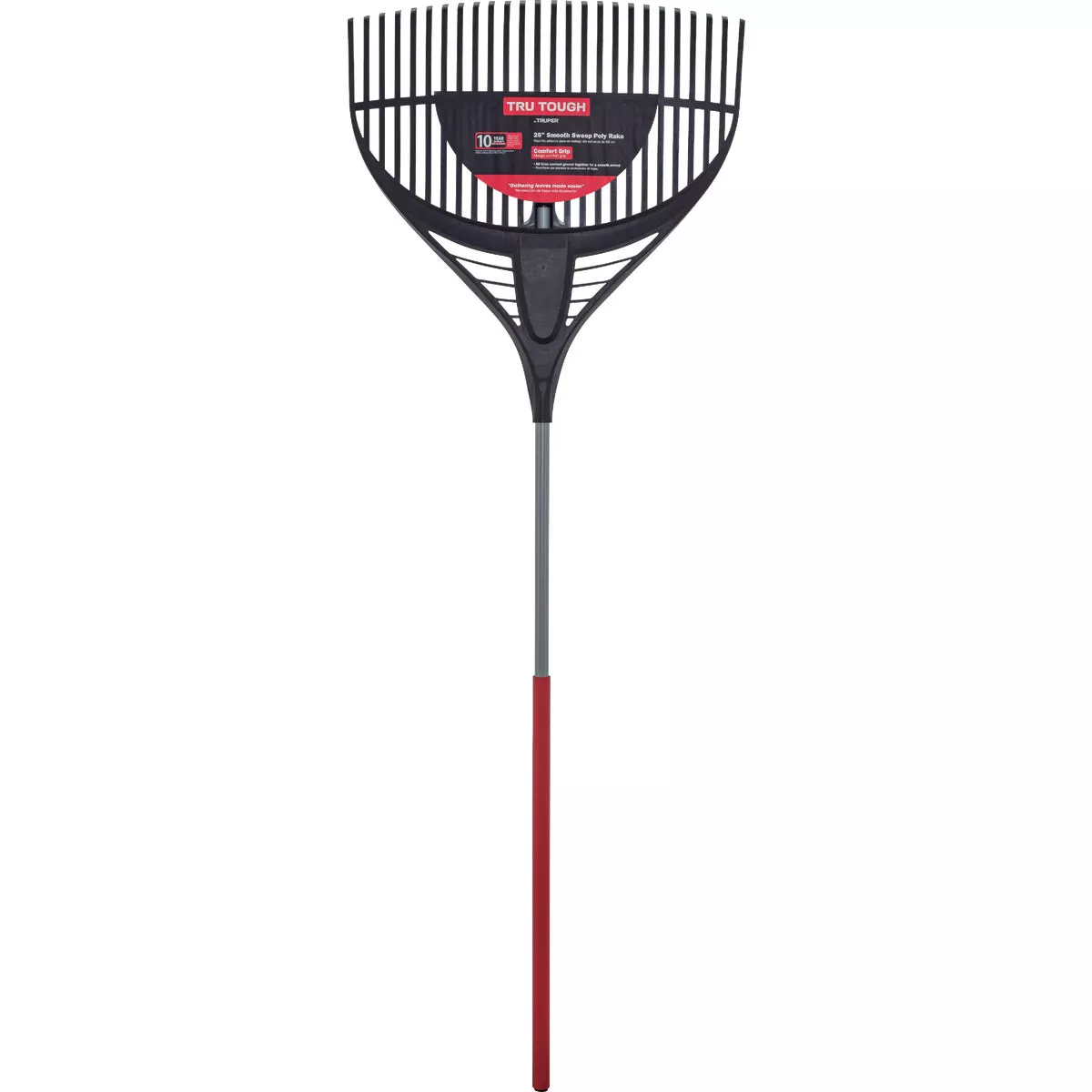 Truper Tru Tough 26 In. Poly Leaf Rake with 56 In. Steel Handle (26 ...