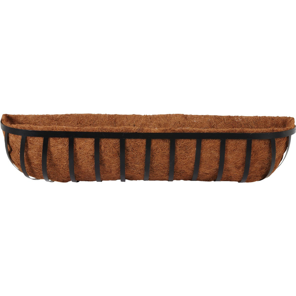 Best Garden 36 In. Black Steel Rod Modern Trough Wall Mount Planter ...
