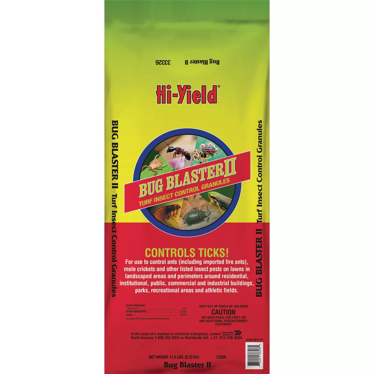 Hi-Yield Bug Blaster II 11.5 Lb. Ready To Use Granules Insect Killer ...