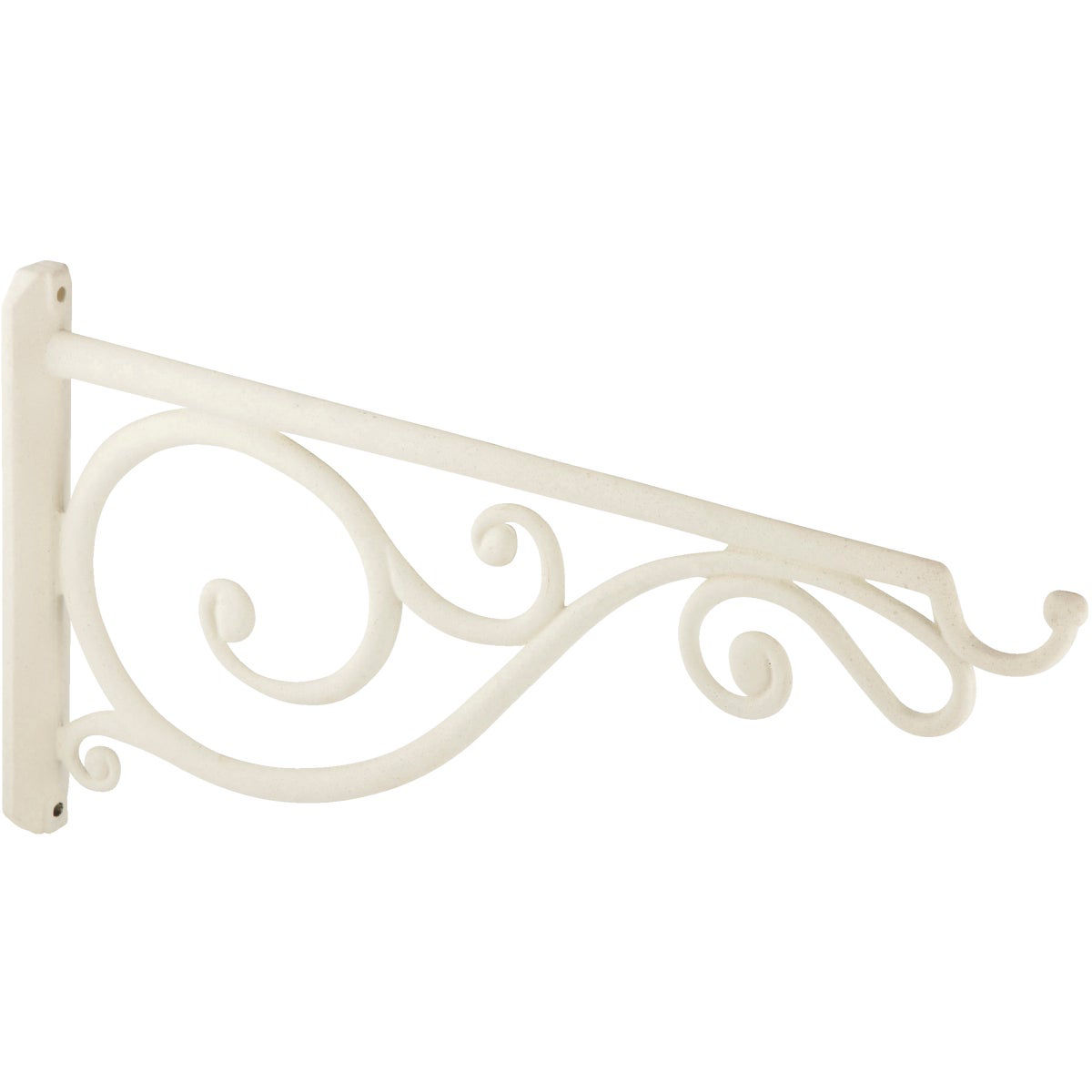 Panacea 14 In. White Scrolls & Arched Cast Aluminum Decorative Hanging ...