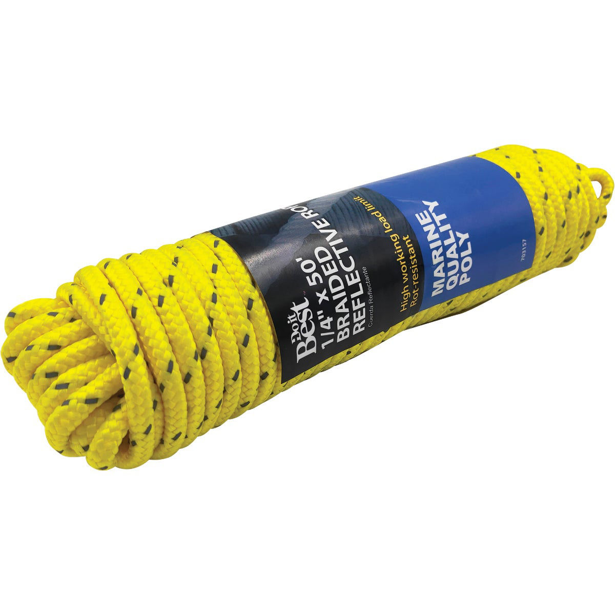 Do it Best 1/4 In. x 50 Ft. Yellow Braided Reflective Polypropylene ...