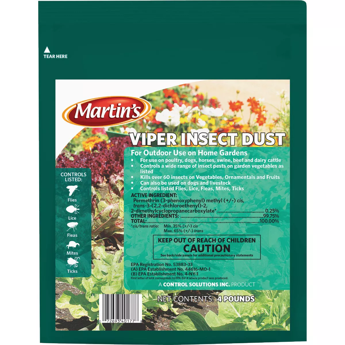 Martin's Viper 4 Lb. Ready To Use Powder Insect Killer | True Value ...