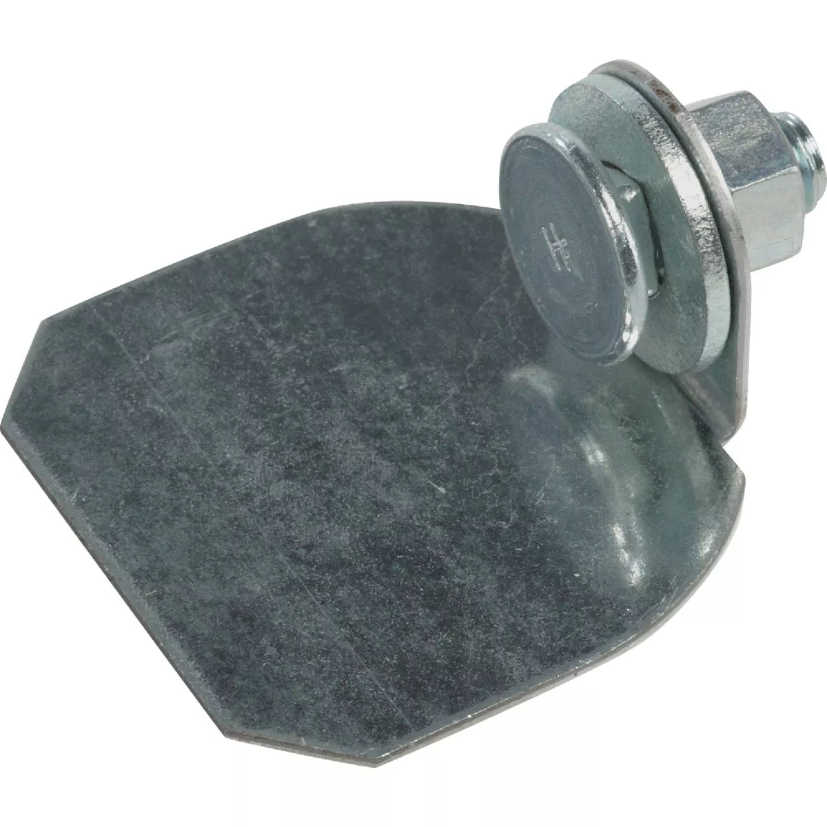National Hardware Galvanized Round Rail Steel Barn Door Rail End Cap ...
