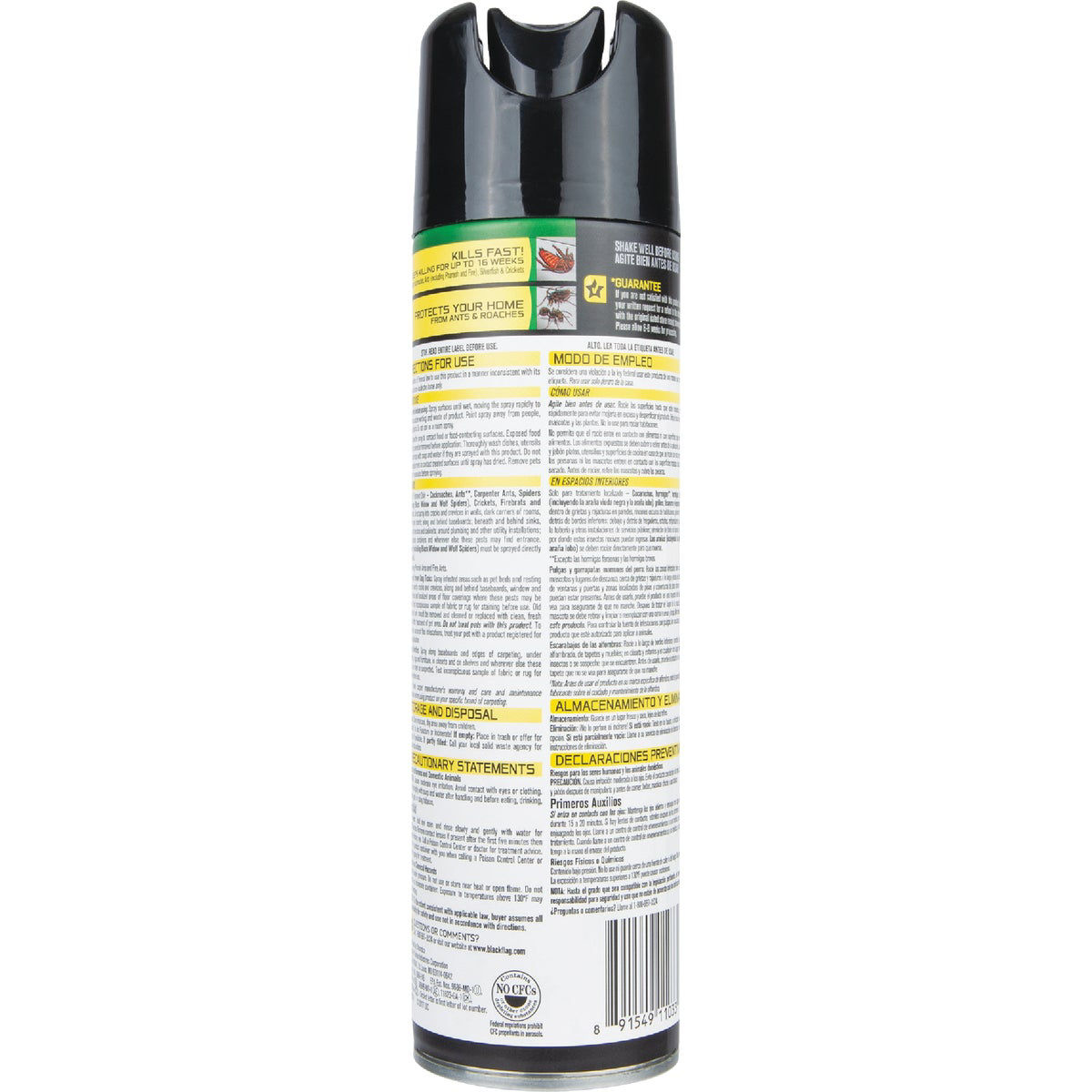Black Flag 17-1/2 Oz. Spring Fresh Aerosol Spray Ant & Roach Killer ...