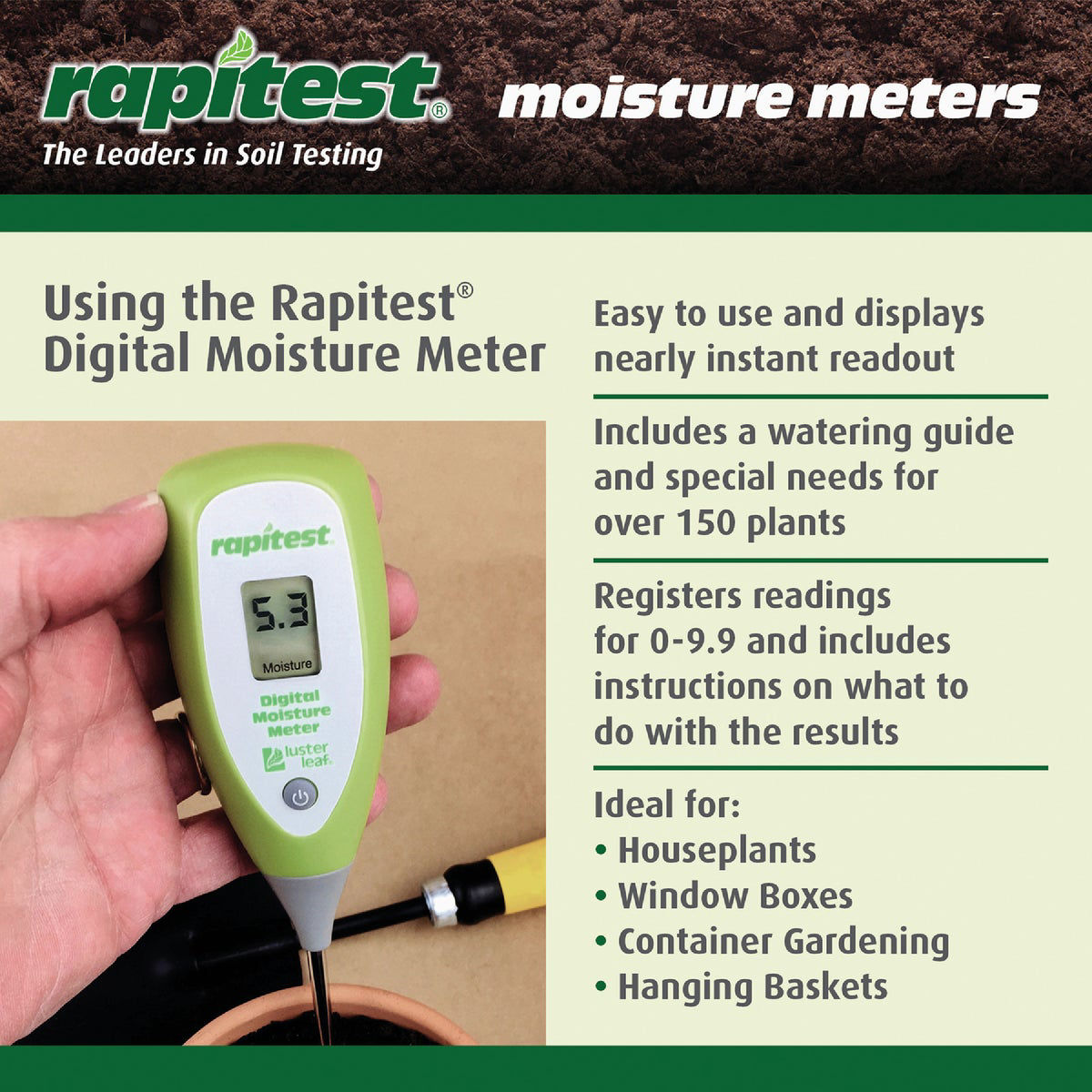 Rapitest Digital Moisture Meter | Do it Best