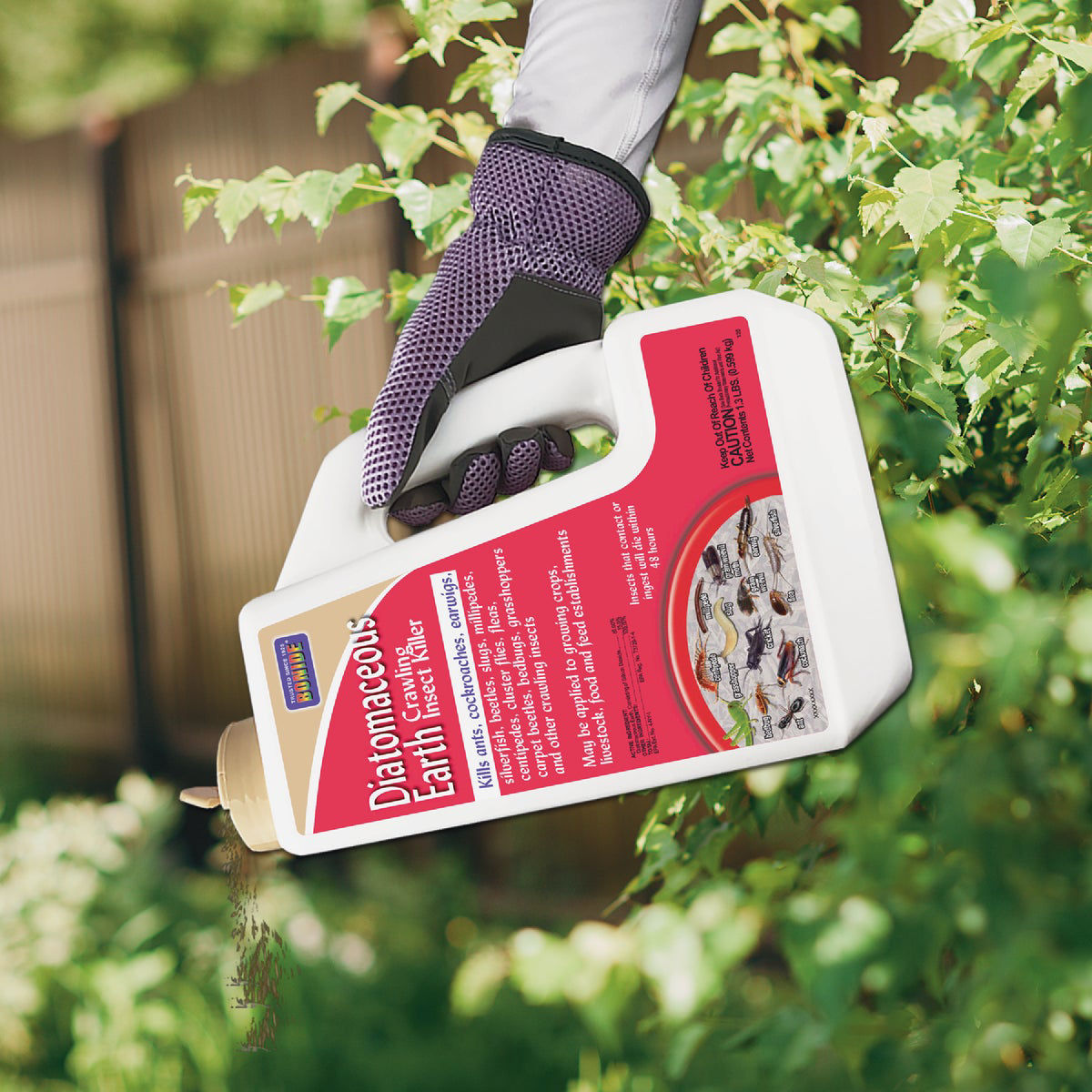 Bonide 1.3 Lb. Ready To Use Powder Diatomaceous Earth Crawling Insect ...