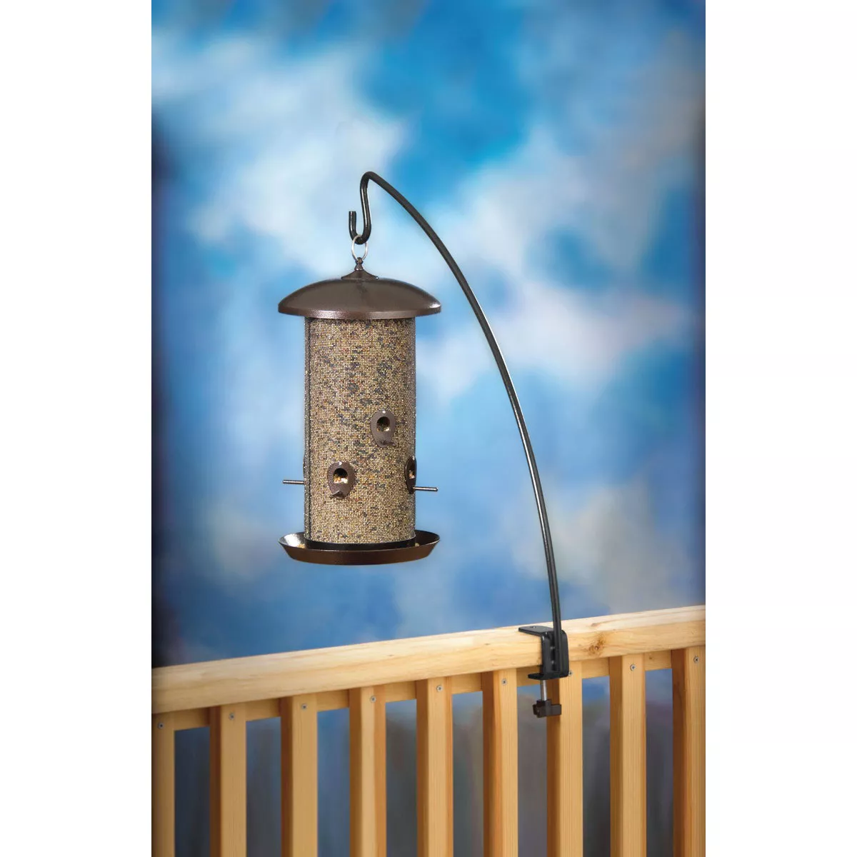 Stokes Select 33 In. Black Deck Clamp Bird Feeder Hook | Do it Best