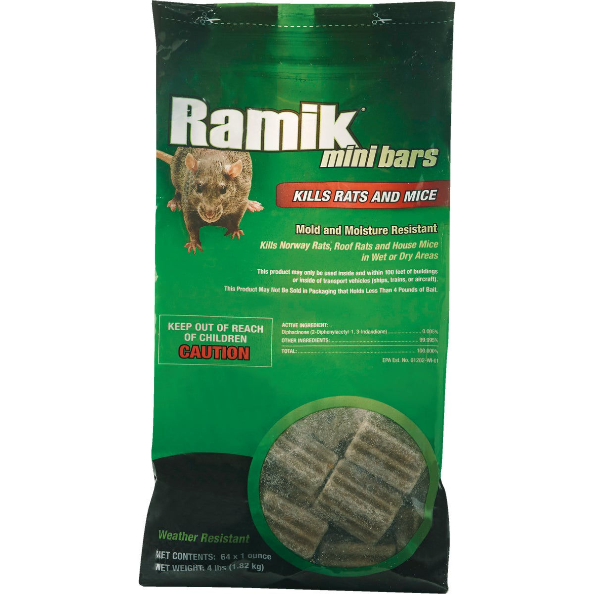 Ramik Bar Rat And Mouse Poison, 4 Lb. | Do it Best