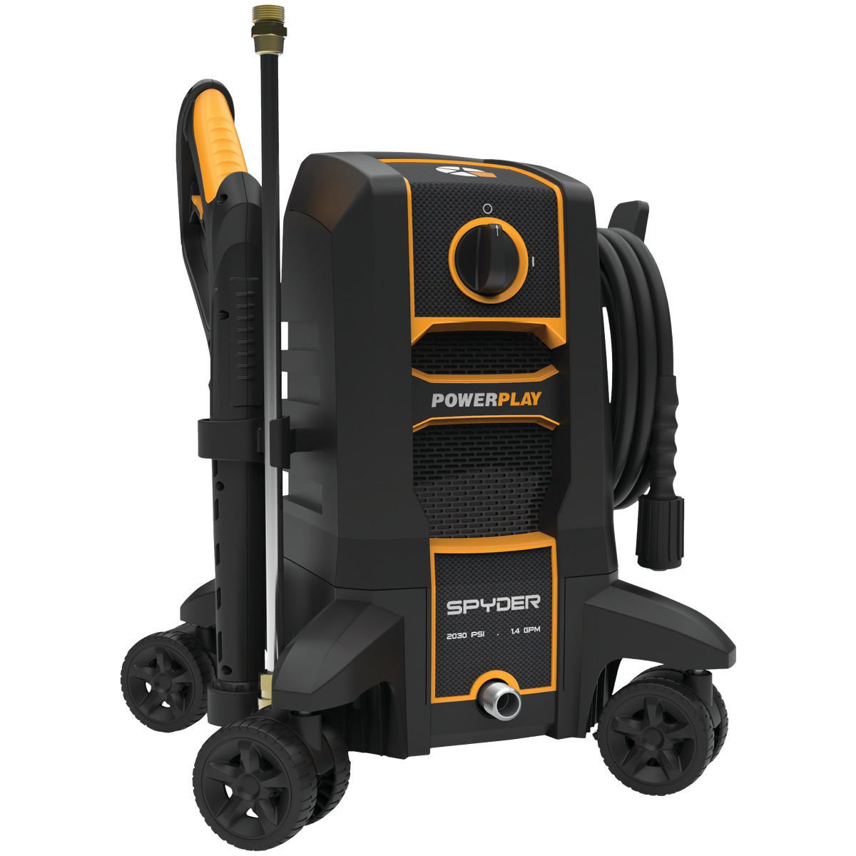 Powerplay Spyder 2030 psi 1.4 GPM Cold Water Electric Pressure Washer ...