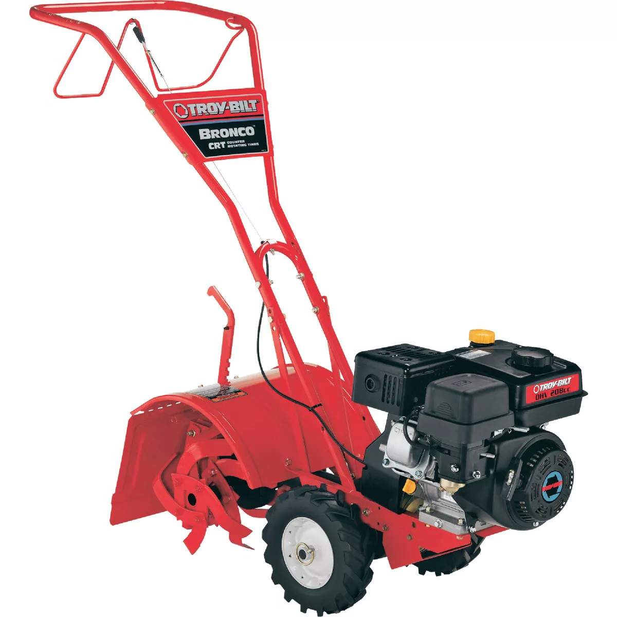 Troy-Bilt Bronco 14 In. 208cc Rear Tine Counter-Rotating Garden Tiller ...