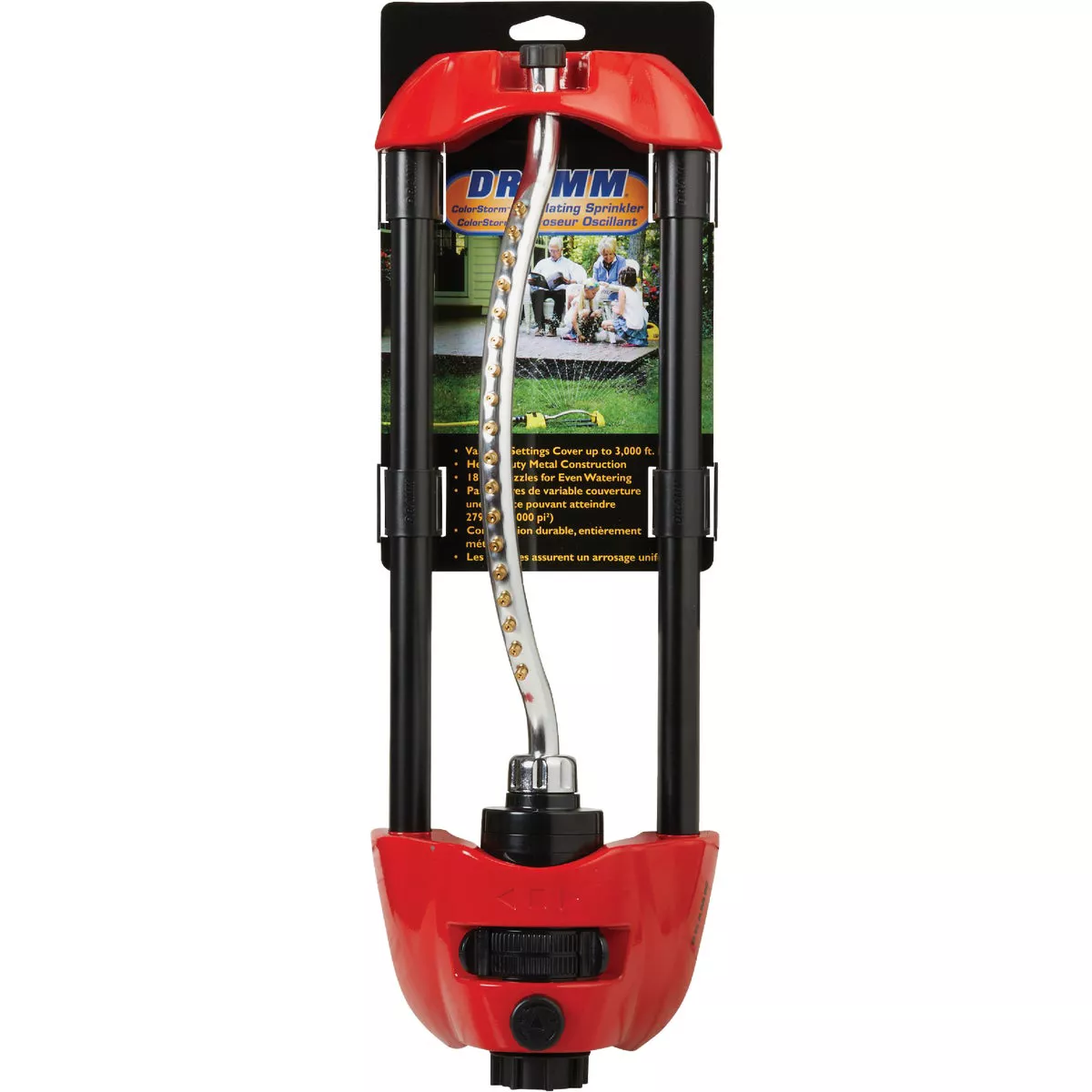 Dramm ColorStorm Heavy-Duty Metal 3000 Sq. Ft. Red Oscillating ...