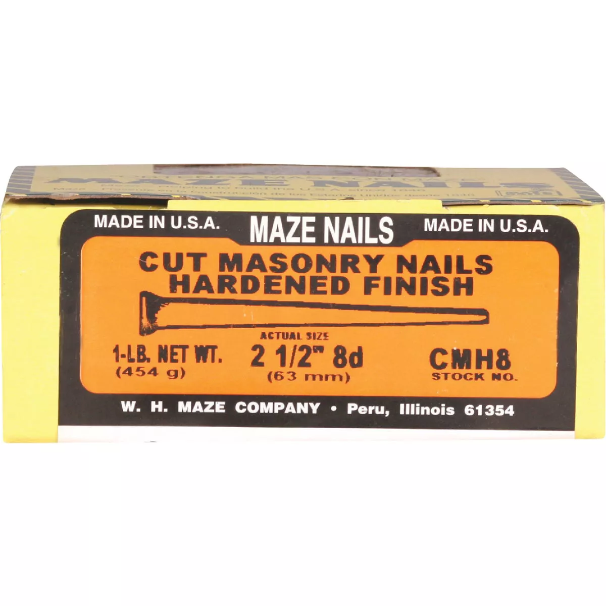 Maze 8d x 2-1/2 In. Hardened Steel Tapered Masonry Nails (64 Ct., 1 Lb ...