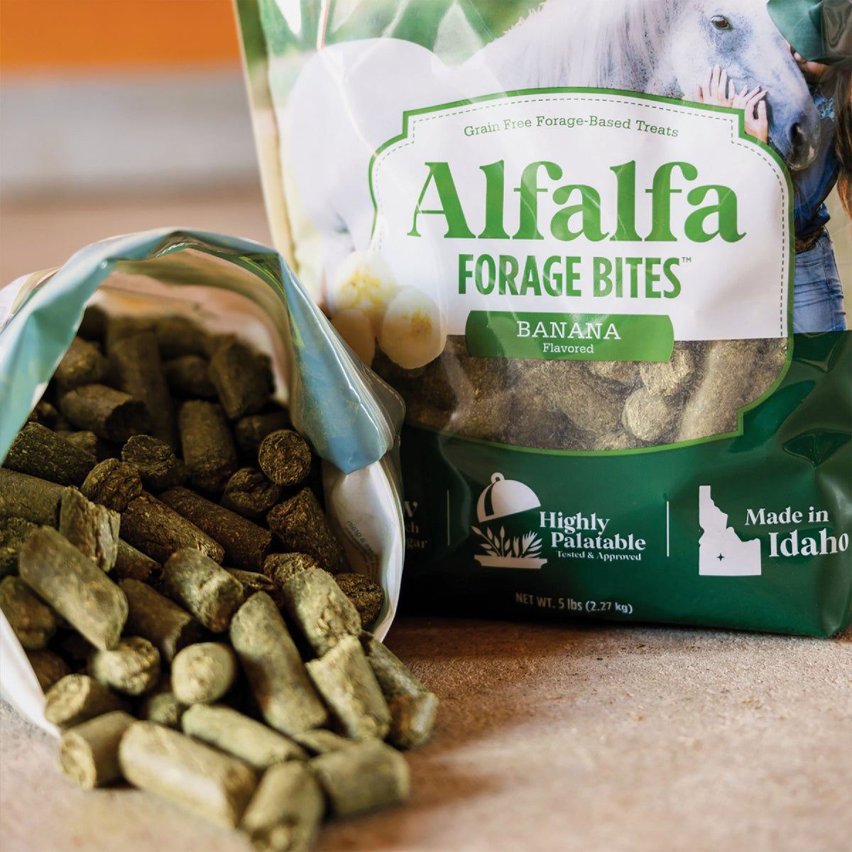 Standlee Premium Western Forage 5 Lb. Banana Flavored Alfalfa Forage ...