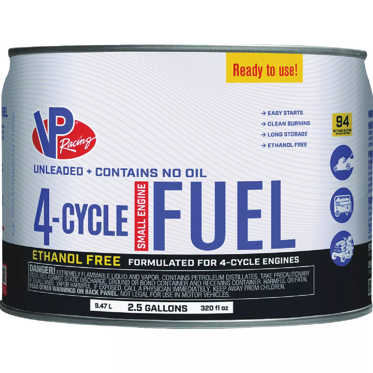 VP Racing Fuels 2.5 Gal. Ethanol-Free 4-Cycle Fuel | True Value Hardware