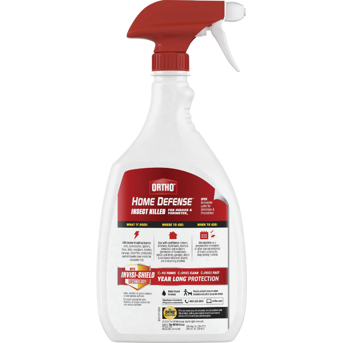 Ortho Home Defense Insect Killer For Indoor Perimeter, 04/30/2024