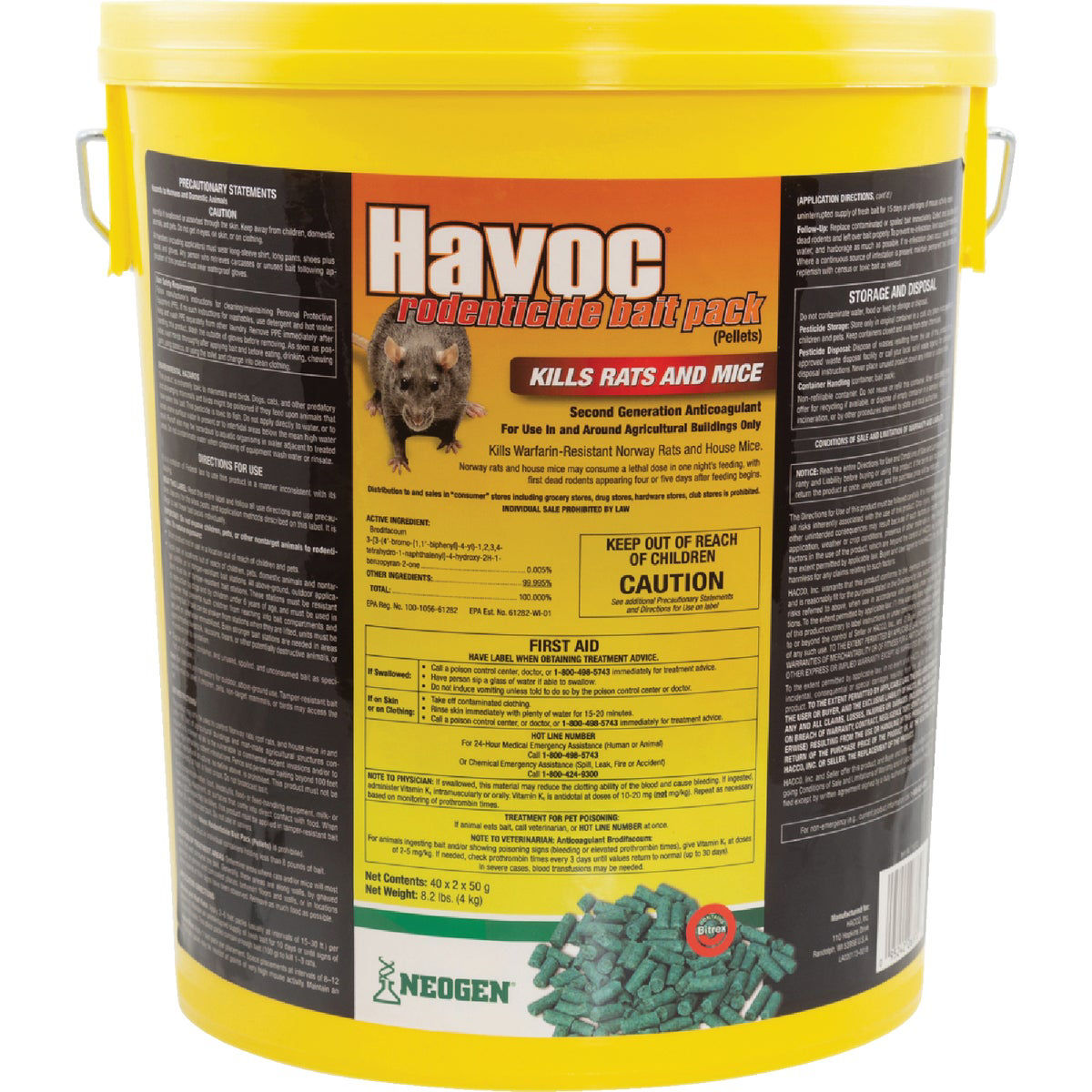 Havoc Pellet Bait Pack Rat And Mouse Poison (80-Pack) | Do it Best