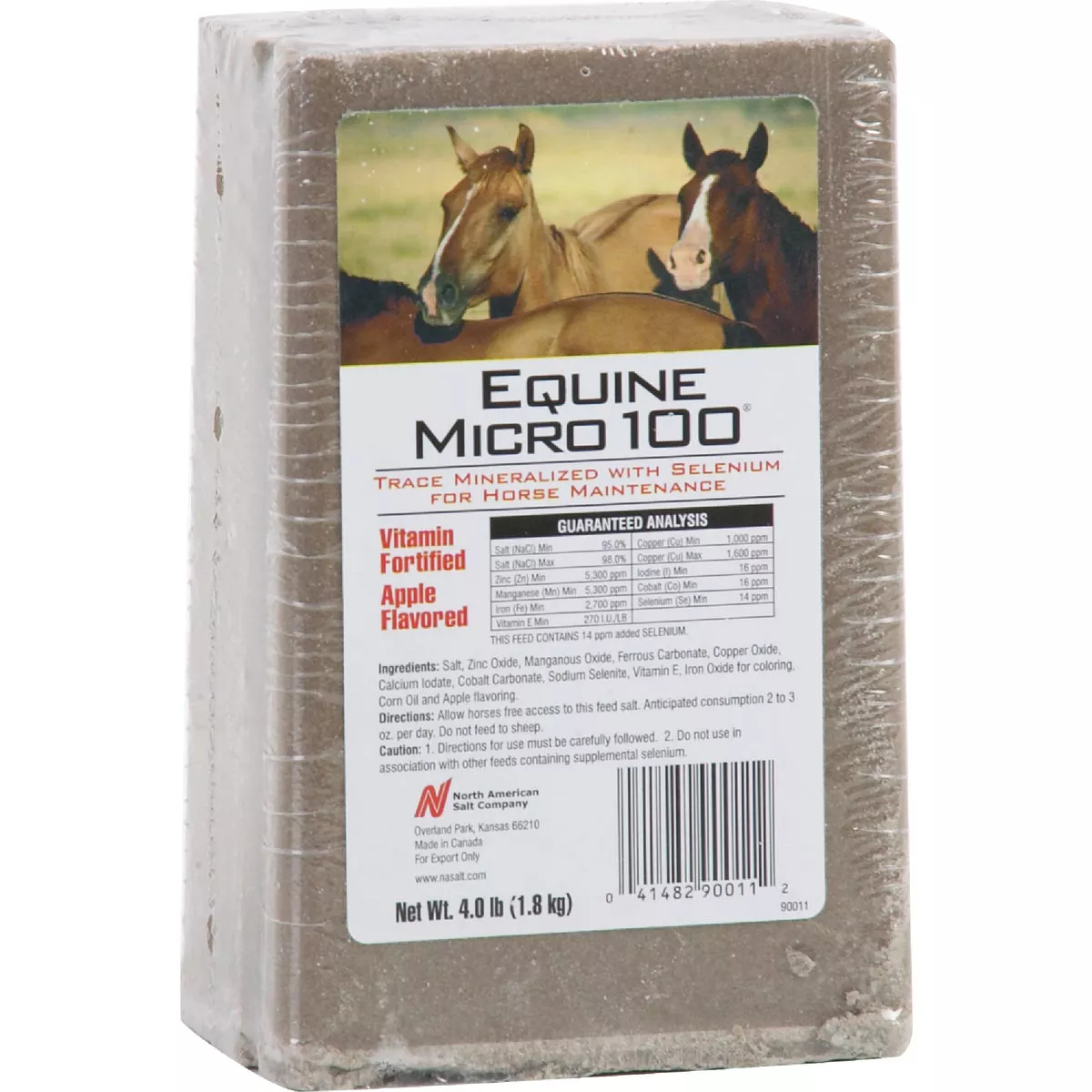 American Stockman Equine Micro 100 4 Lb. Apple Flavored Horse Block ...