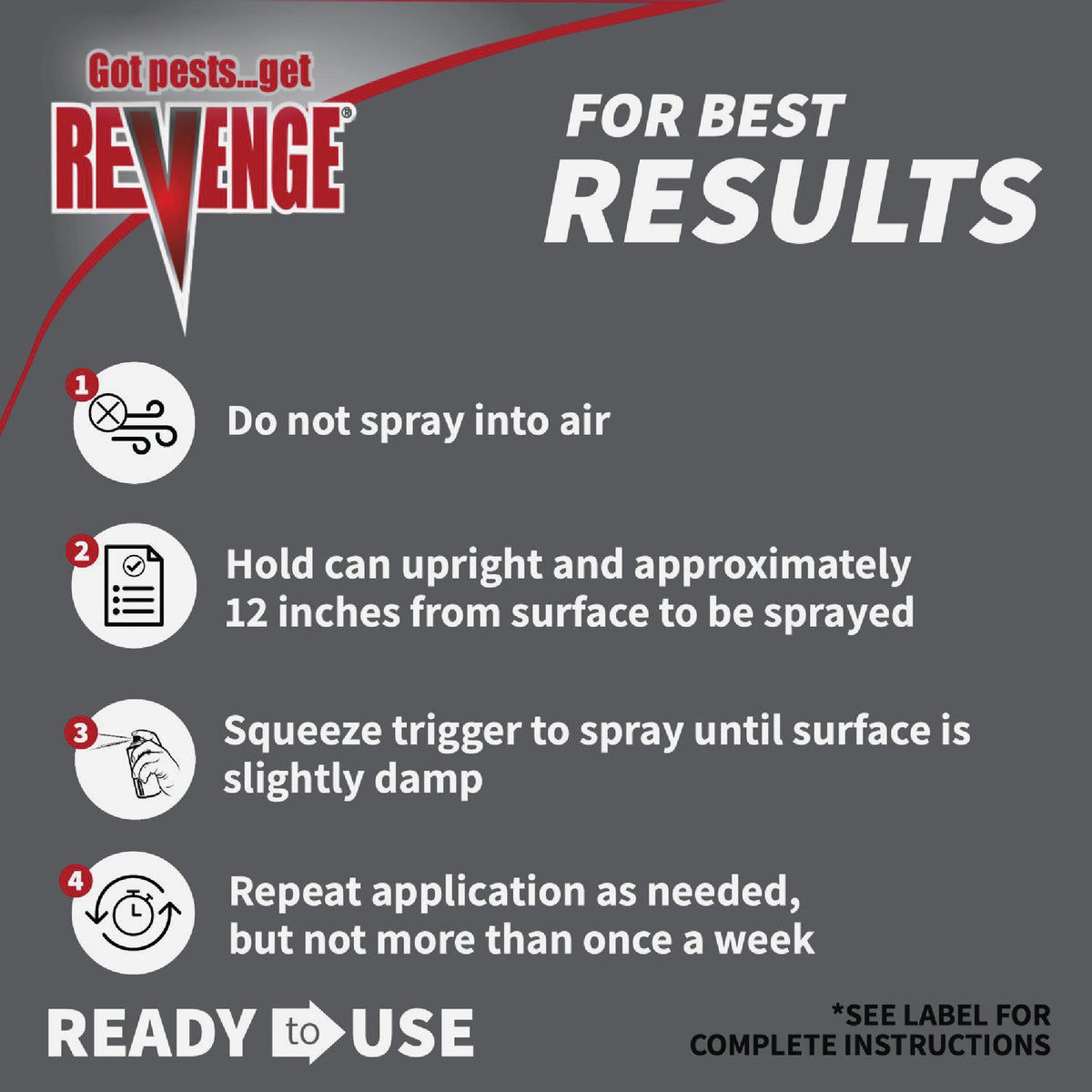 REVENGE 128 Oz. Ready To Use Trigger Spray Spider Killer | Do it Best