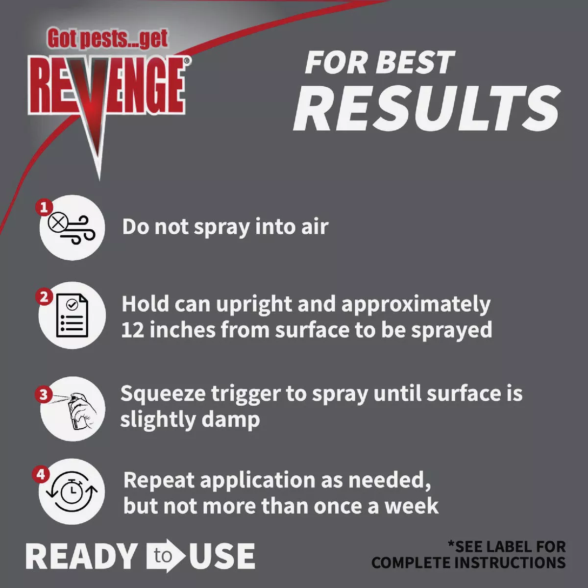 REVENGE 128 Oz. Ready To Use Trigger Spray Spider Killer | Do it Best