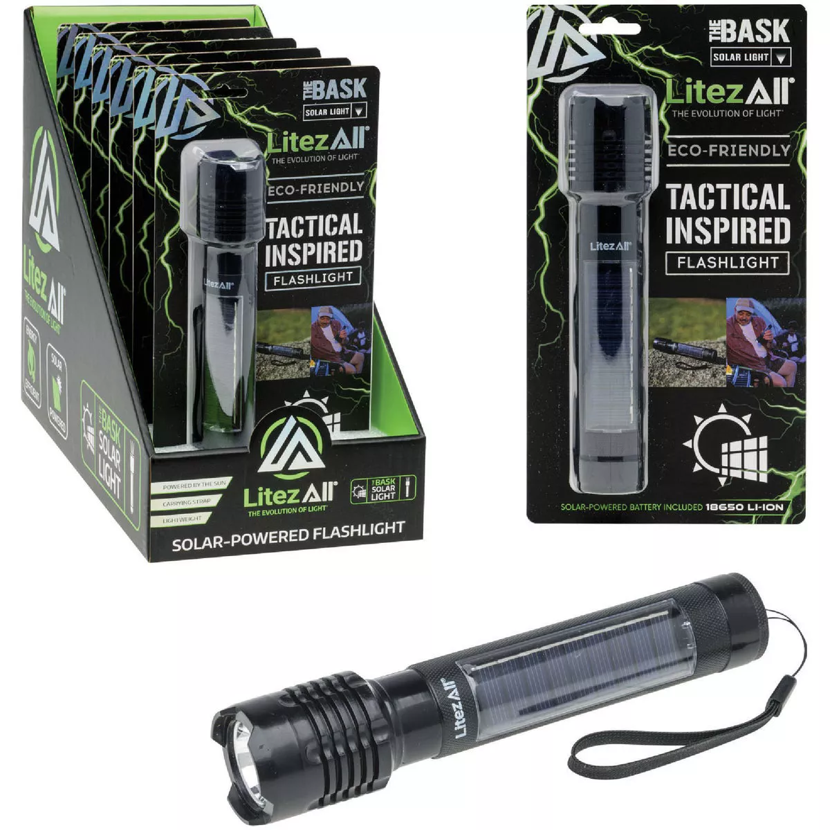 LitezAll Bask Solar Powered Flashlight | True Value Hardware