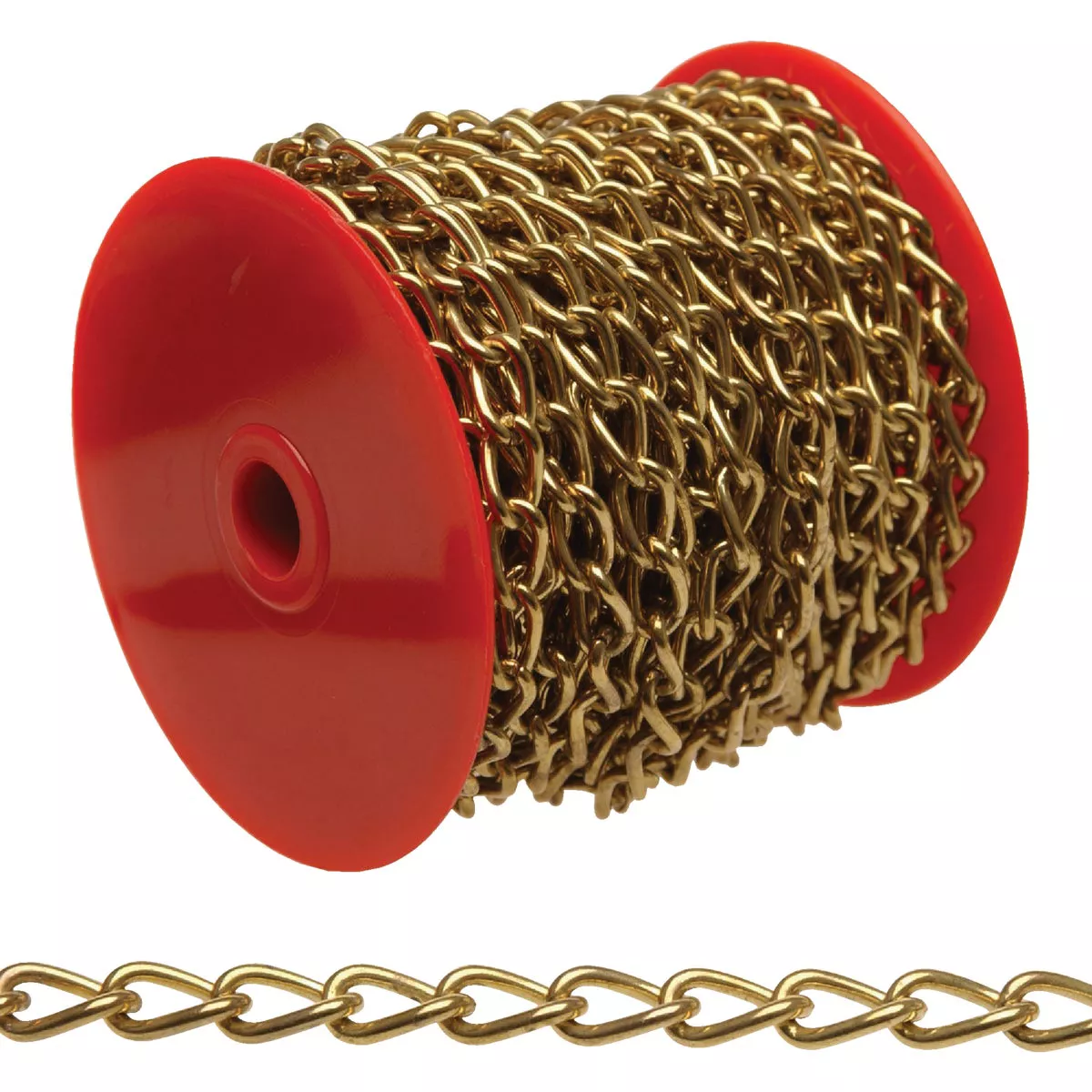Campbell #70 82 Ft. Brass-Plated Metal Craft Chain | True Value Hardware
