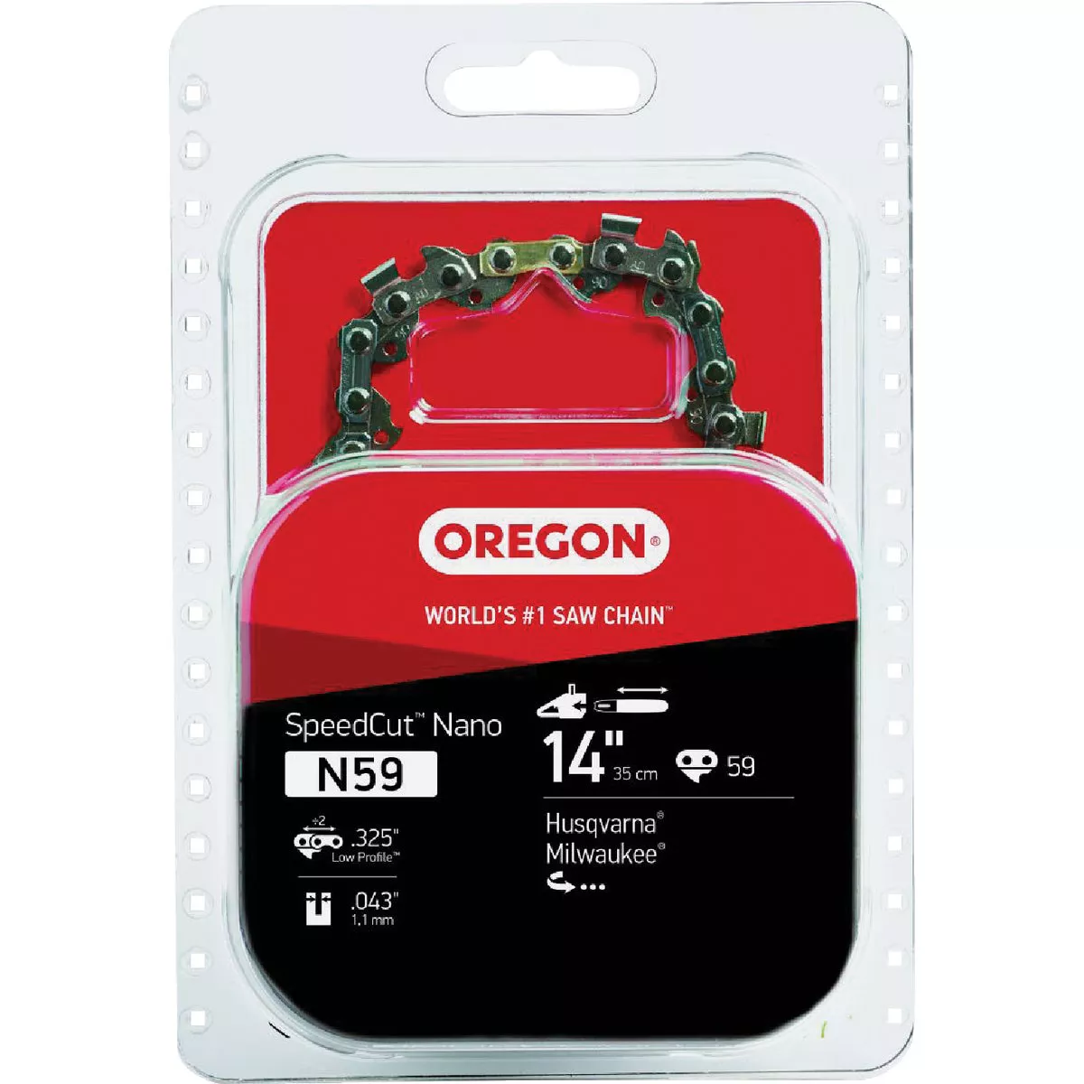 Oregon SpeedCut Nano 14 In. 0.325 Low Profile Chainsaw Chain | True ...